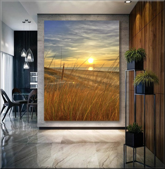 Ainsdale and Formby Beach Merseyside UK Landscape Art By Chris Beever ...