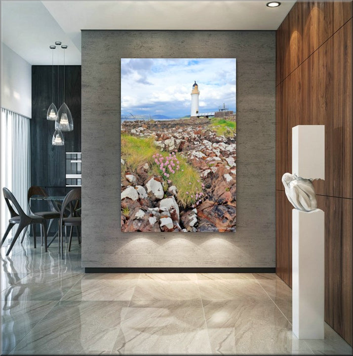 Tobermory & Tobermory Lighthouse Isle of Mull Scotland Landscape Art ...