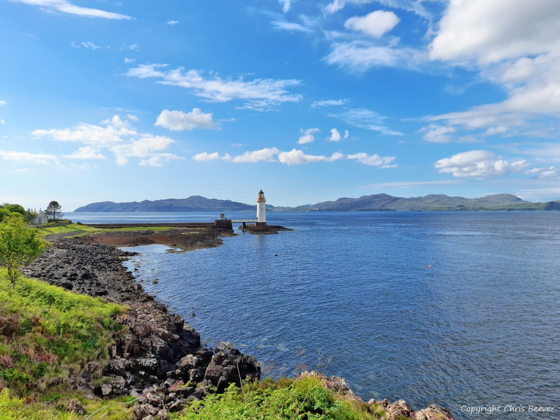 Tobermory & Lighthouse Isle of Mull Landscape Art by Chris Beever 20 ...